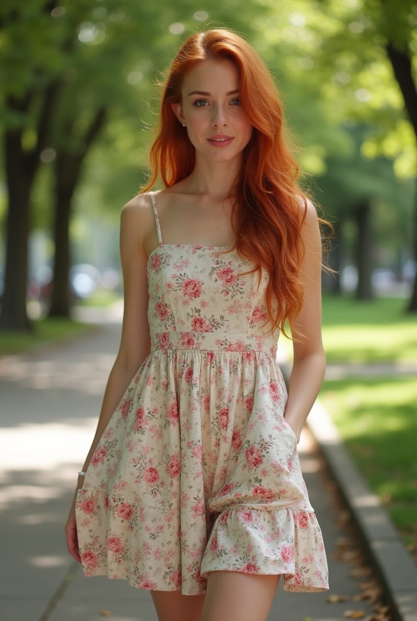 Redheaded Sundresses – 54 pictures - The AI Redheads